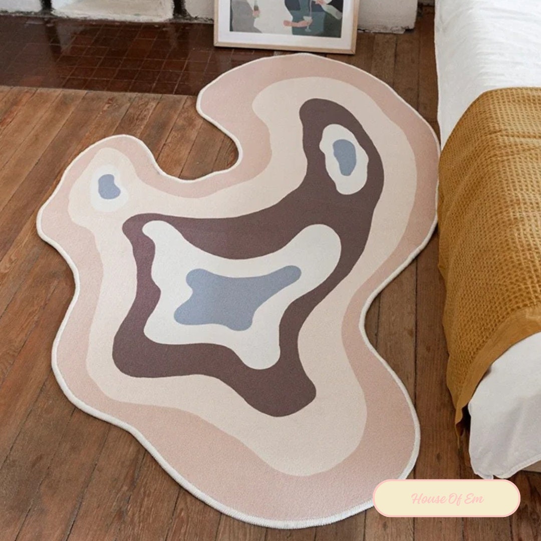 Unique Hand Tufted Irregular Shape Rugs, Tufted Rugs, Kitchen Rug, Home ...