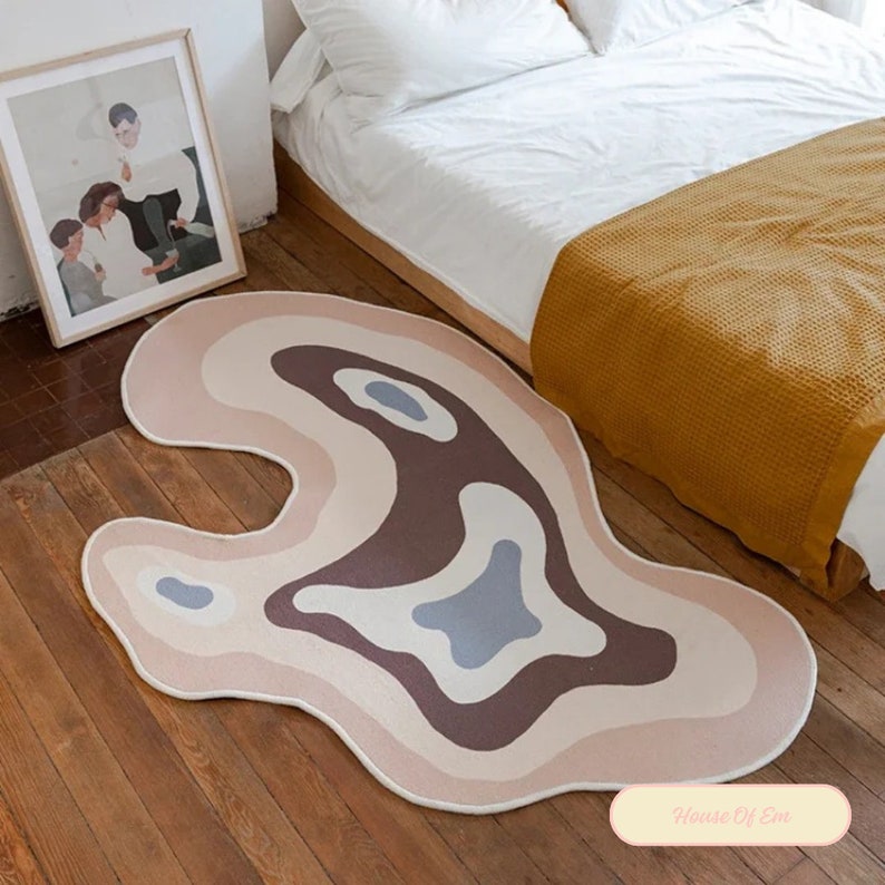 Unique Hand Tufted Irregular Shape Rugs, Tufted Rugs, Kitchen Rug, Home ...