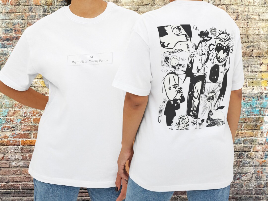 BTS RM Right Place Wrong Person Inspired Unisex Heavy Cotton Tee Bts ...