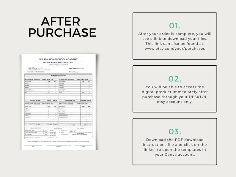 Fillable Printable Official High School Transcript, Homeschool Academic ...