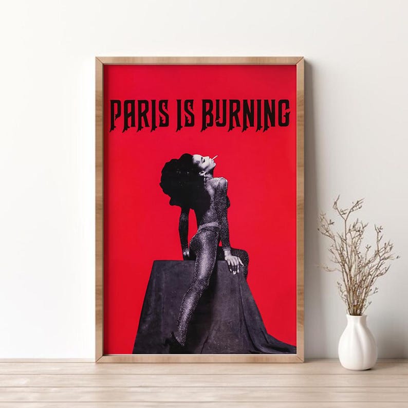 Paris is Burning Movie Poster, Retro Decor Poster, Poster Gift, Home ...