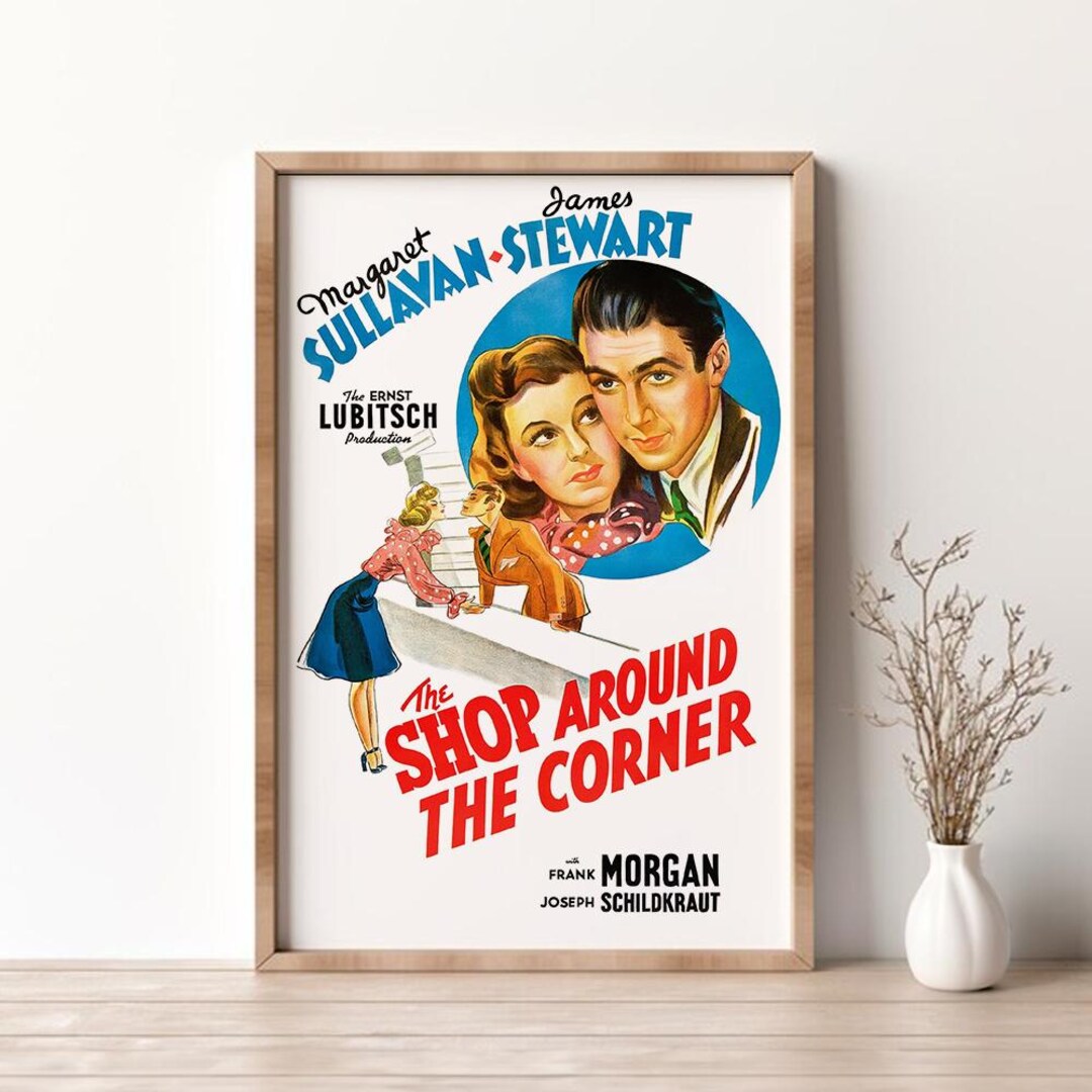 The Shop Around the Corner Movie Poster, Retro Decor Poster, Poster ...