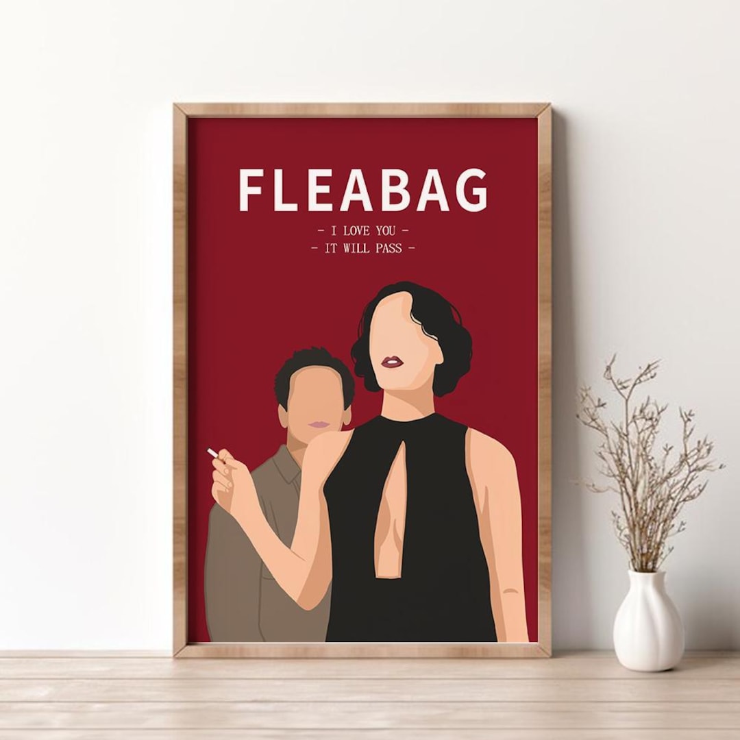 Fleabag Print Poster, Hand Drawn Illustration, It'll Pass Poster, Retro ...