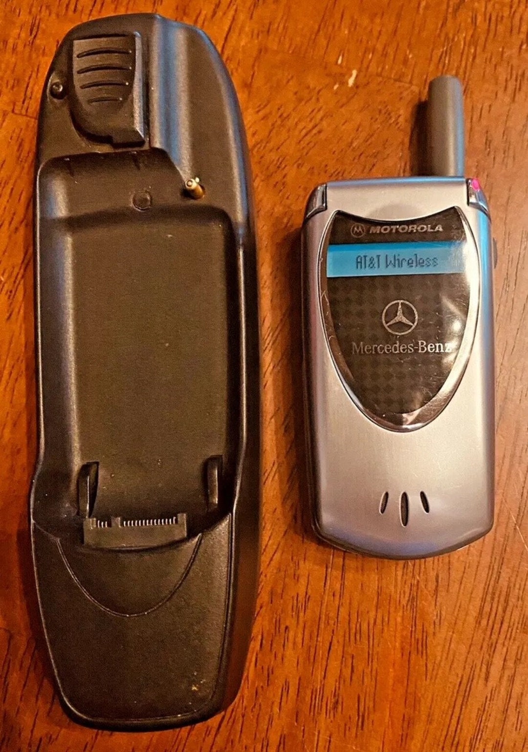 Rare Mercedes-benz Motorola Cell Phone 60T TDMA & Peiker Hold Bluetooth ...