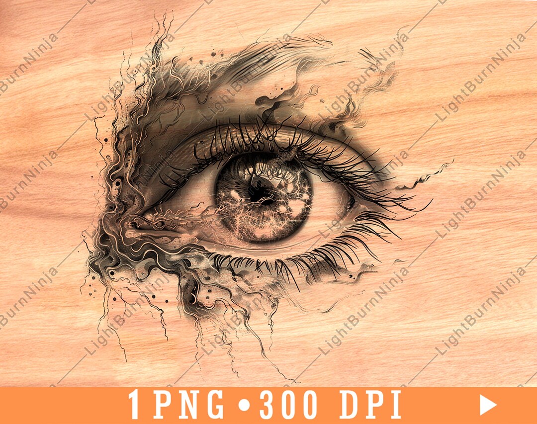 Fiery Eye Flames Metaphysical Dark Mystic Burning Vision Fire Laser ...