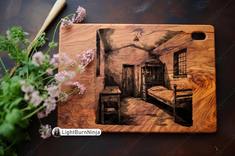 Prison Cell Dungeon Jail Penitentiary Detention Halloween Laser File ...