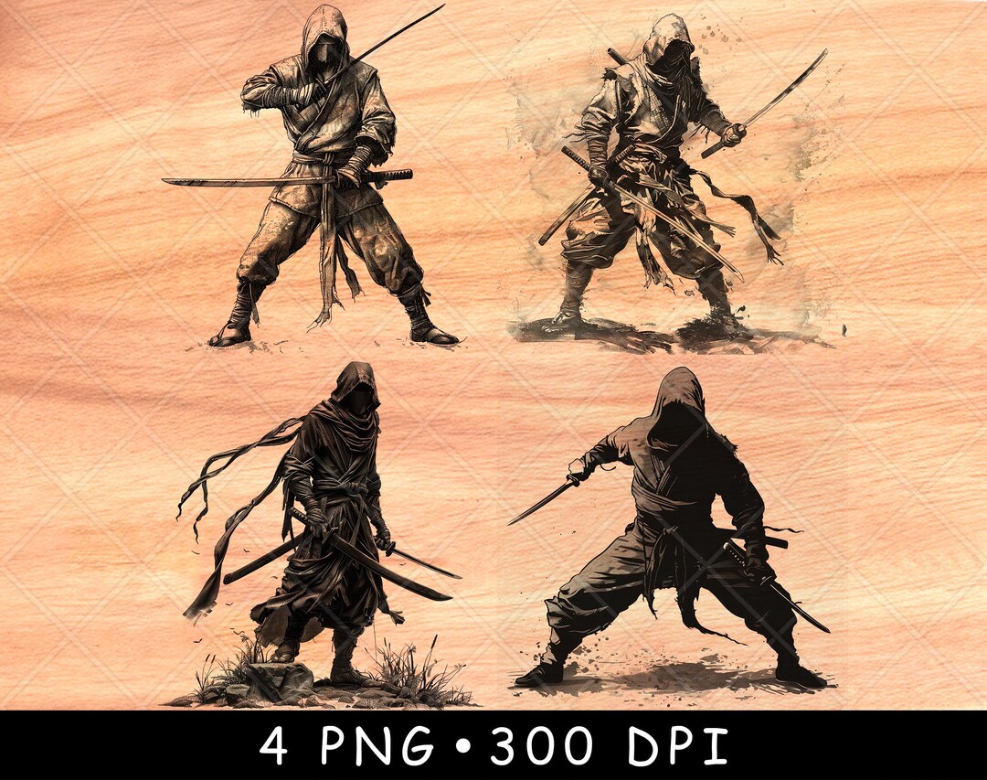 Ninja Ronin Japan Samurai Sword Assassin Martial Creed Shinobi Laser ...