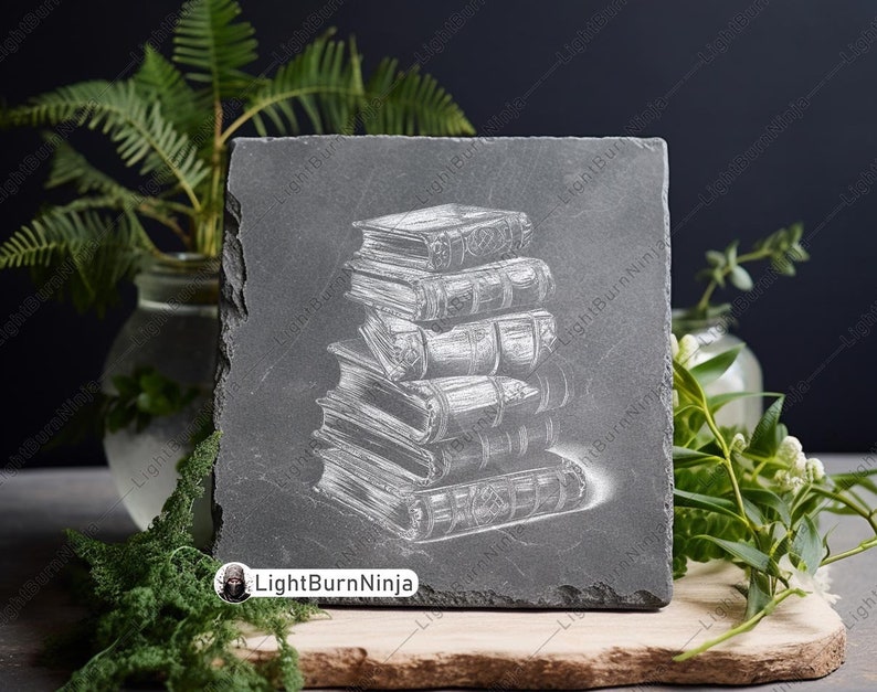 Pile of Books Vintage Stack Library Shelves Tower Bundles Old Laser ...