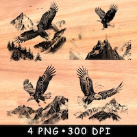 Eagle Svg Bird Flying Dxf Animal Laser Cut, Dxf Svg Files Laser CNC ...
