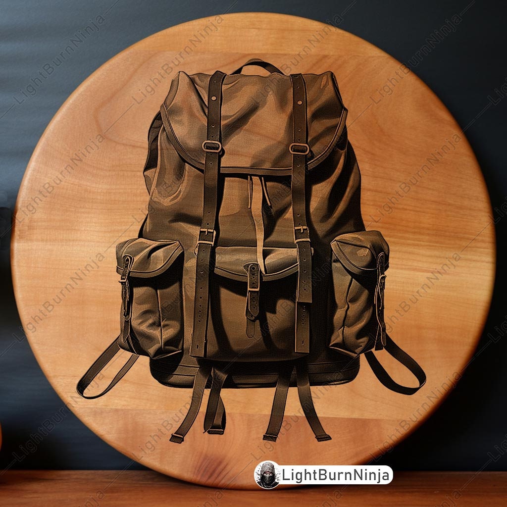 Hiking Backpack Rucksack Bag Hike Knapsack Trail Pack Outdoor Laser ...