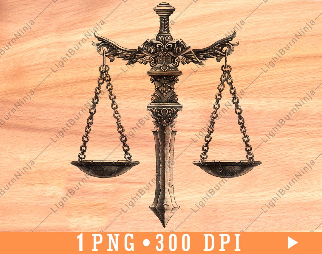Justice Scale Sword Balance Judgement Law Equality Legal Fair Laser ...