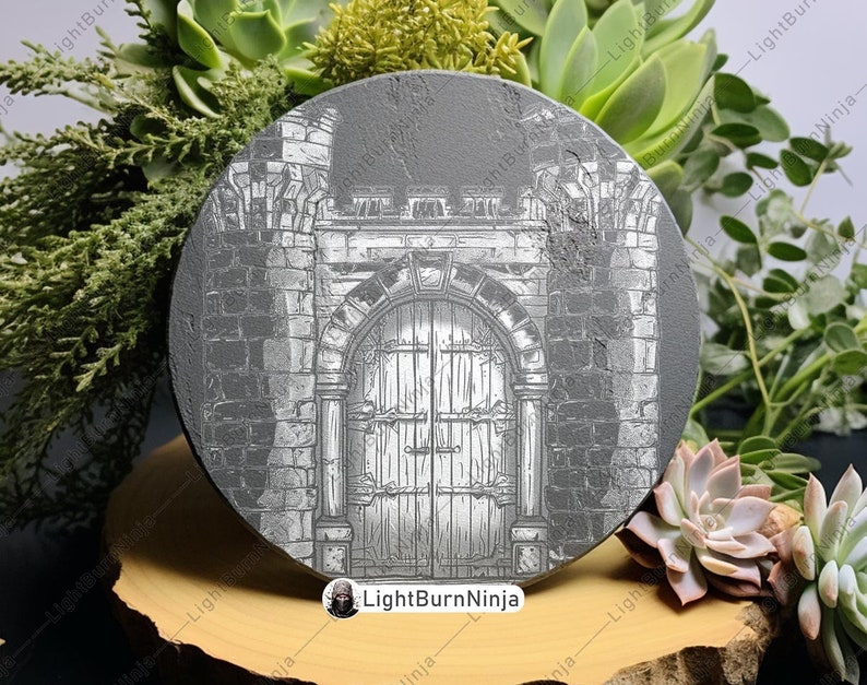Gothic Castle Palace Medieval Gate Middle Age Fortress Old Laser File ...