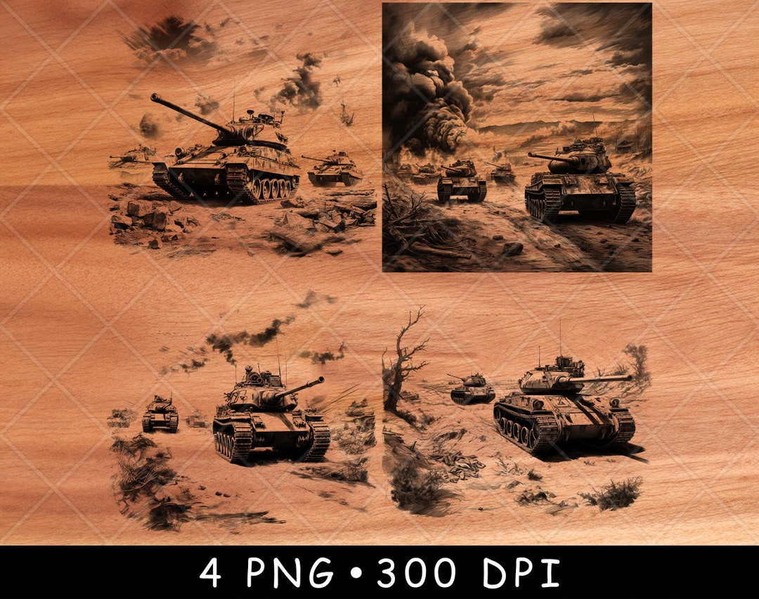 Military Tank War Battle Scene Army Armored Vehicle Warfare Laser File ...