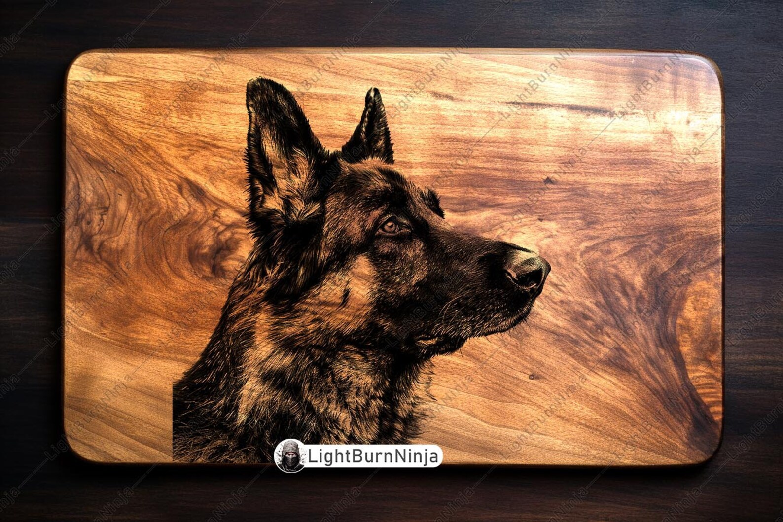 German Shepherd K9 Unit Police Dog Working Guard Canine Breed Laser ...