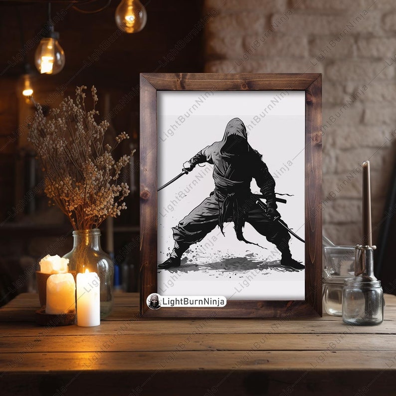 Ninja Ronin Japan Samurai Sword Assassin Martial Creed Shinobi Laser ...