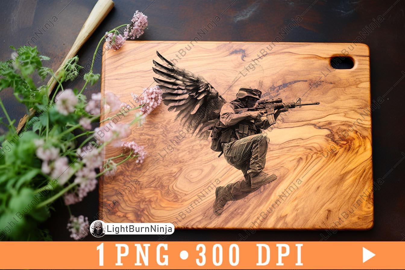 Angel Wings Halo Rifle Rebellious Militant Army Gun Hero Soul Laser ...