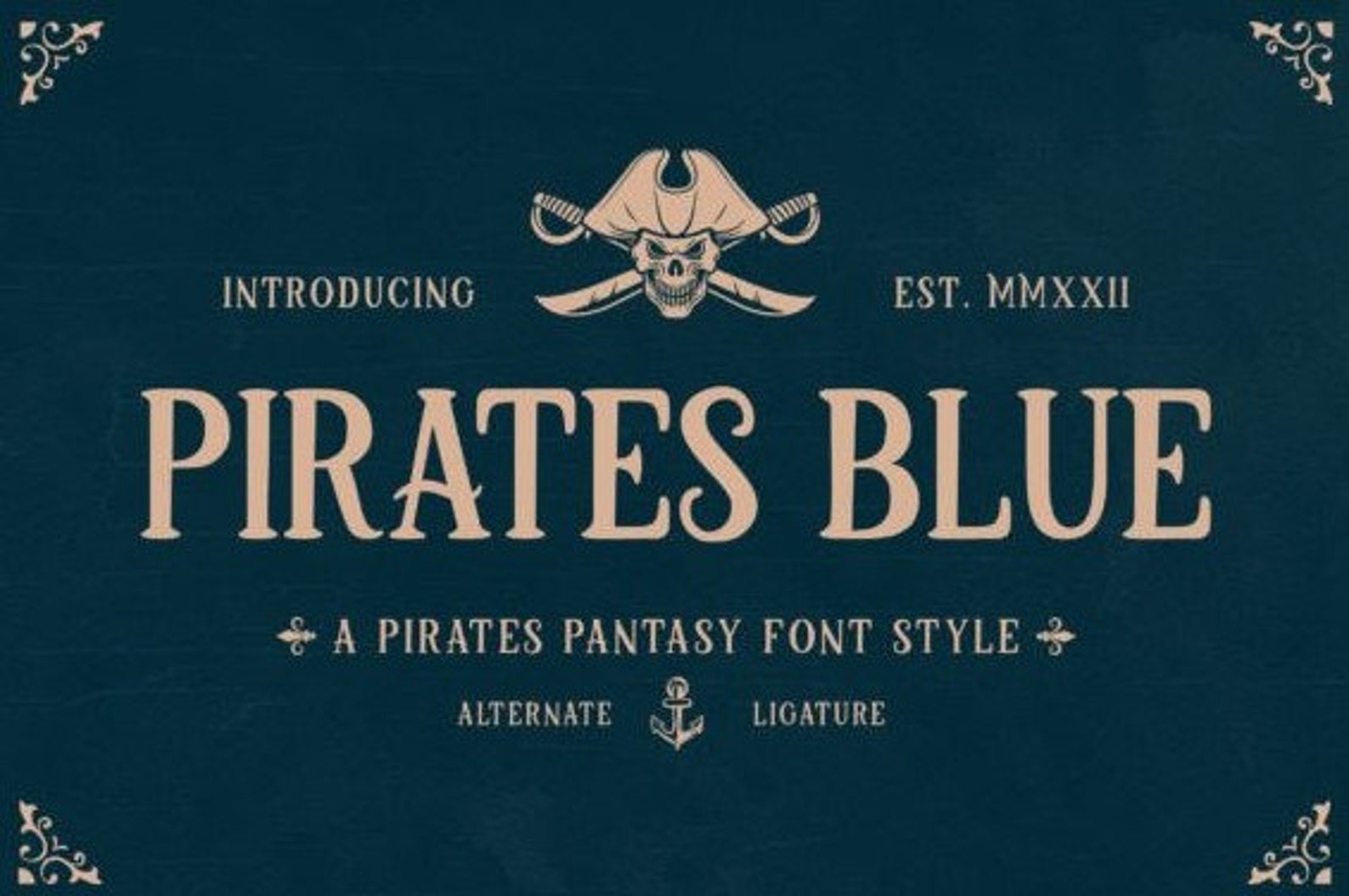 Pirates Blue Font, Minimalist Font, Cricut Fonts, Casual Font, Modern ...