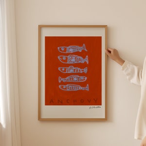 Anchovy, Fine Art Print by E. Christine- Modern Art - Etsy