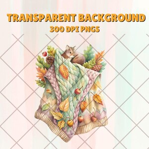 32 Pastel Grandmillennial Fall Clip Art Pngs Vintage Autumn Cottagecore ...