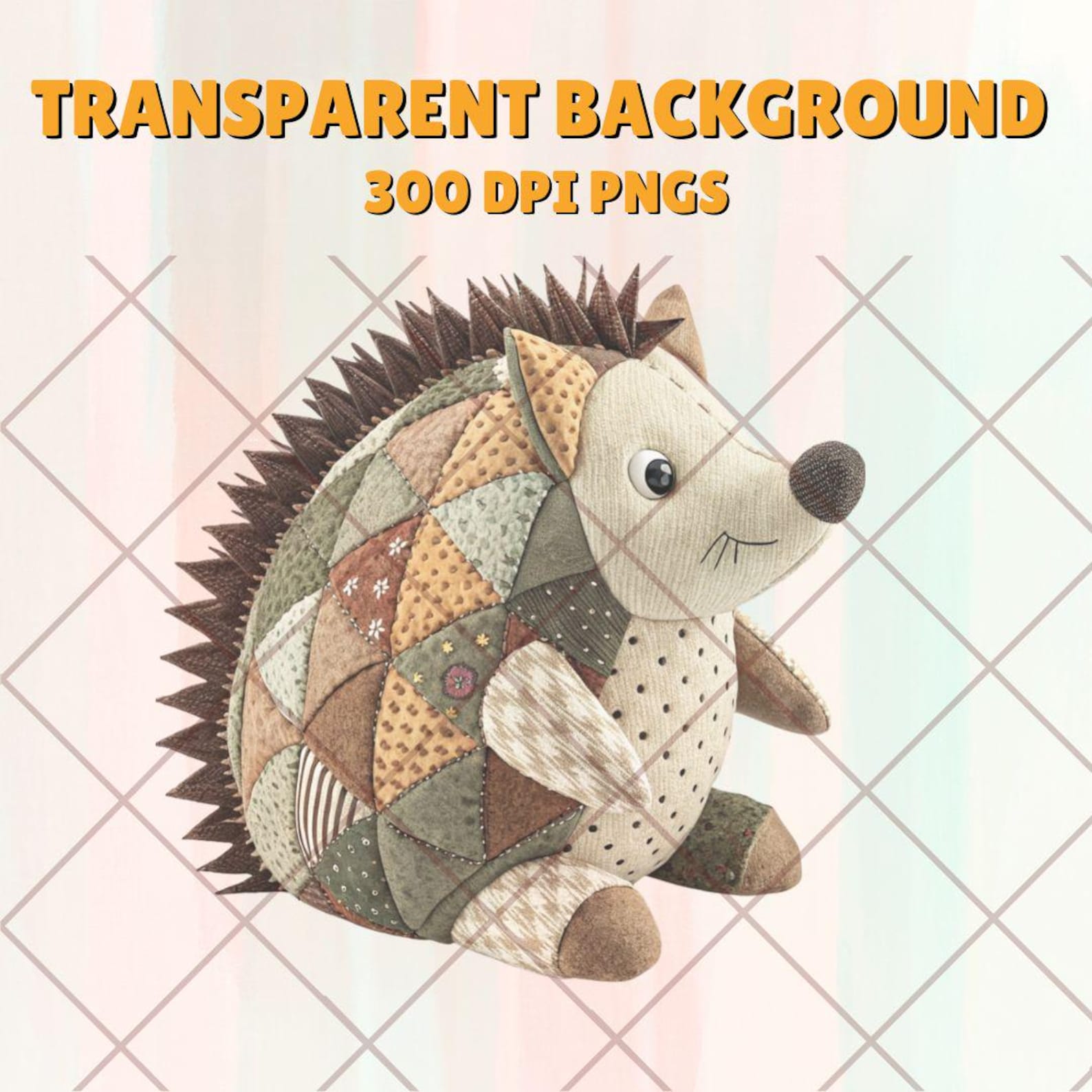 Vintage Patchwork Animal Plushies CLIPART - (NOT Patterns): Retro ...