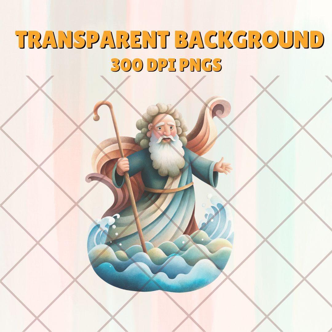 Bible Characters Clipart: Christian Illustrations for Sunday School ...