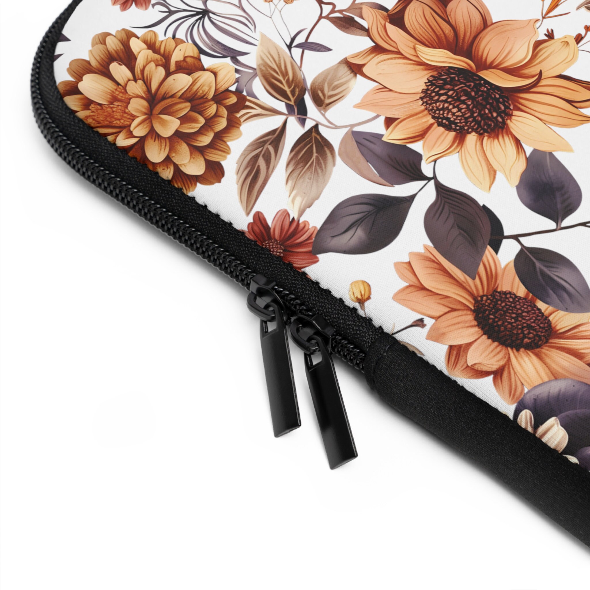 Cottagecore Laptop Sleeve Boho Computer Case Floral Mcbook Cover ...