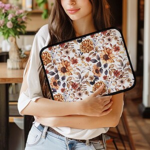 Cottagecore Laptop Sleeve Boho Computer Case Floral Mcbook Cover ...