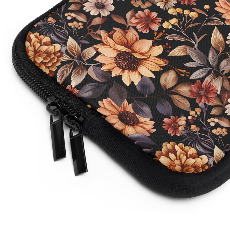 Cottagecore Laptop Sleeve Boho Computer Case Floral Mcbook Cover ...