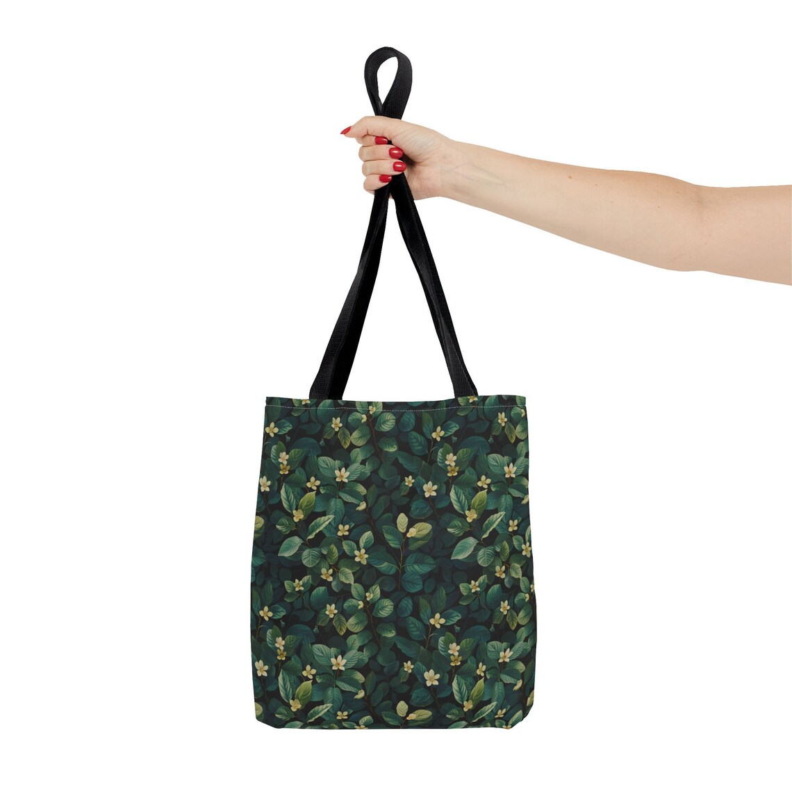 Cottagecore Fall Tote Bag Botanical Leaves Shopping Bag Forestcore ...