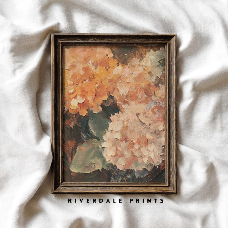 Abstract Hydrangea - Etsy