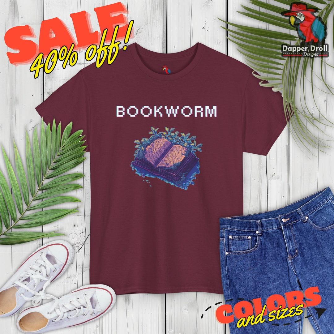 Bookworm Tshirt Funny Reading Shirt Book Shirt Librarian Ts Bookworm