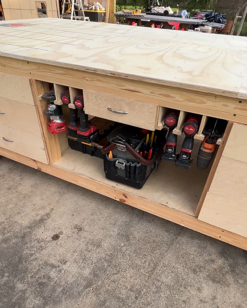 Quick Flip Miter Saw Workbench - Etsy