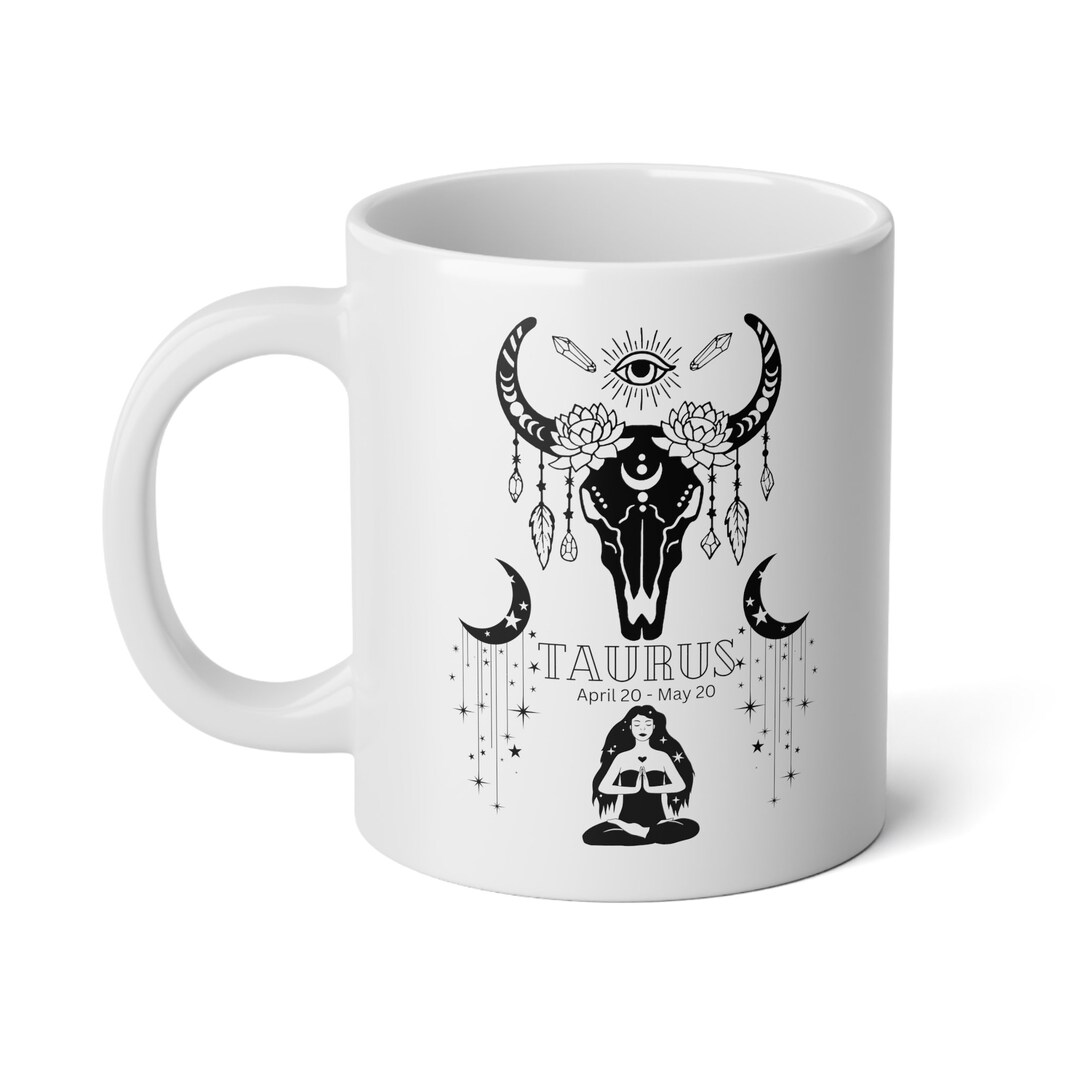 Taurus Bull Jumbo Mug, 20oz - Etsy