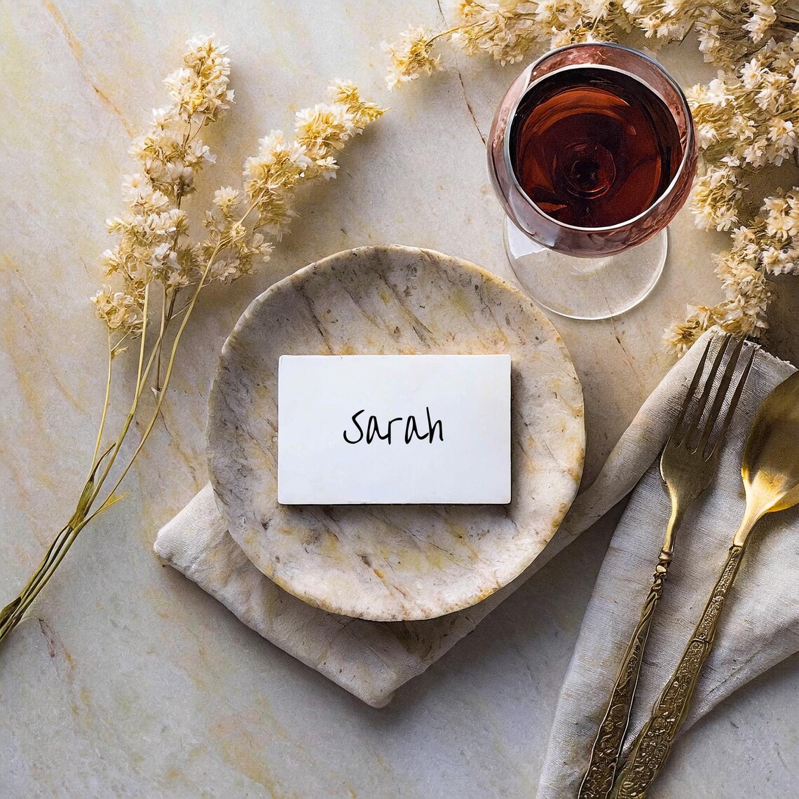 Editable Place Card · Digital Place Card Design · Wine Country Kisses ...