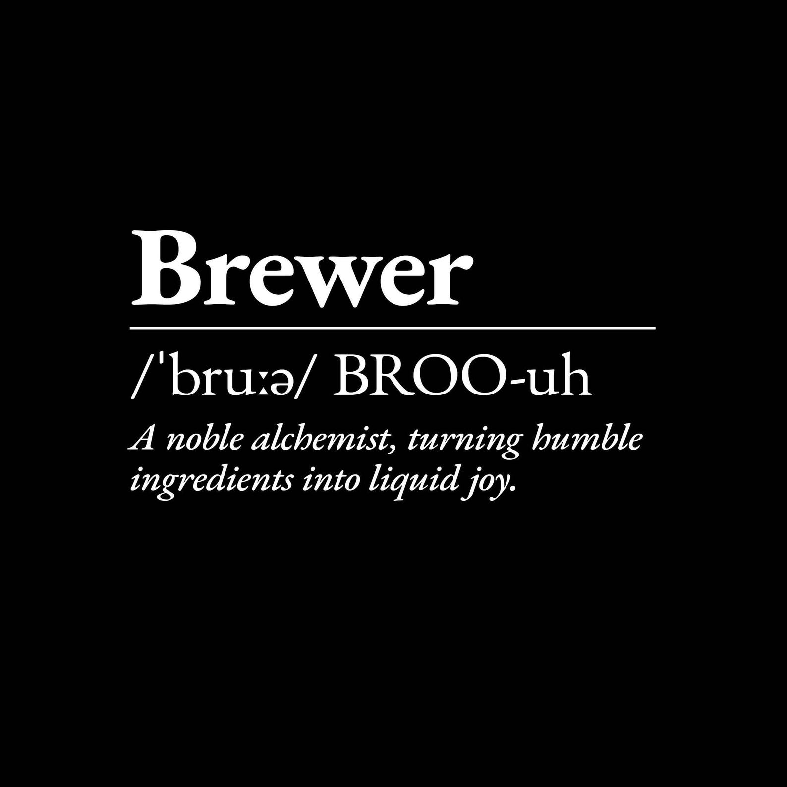 Brewer T-shirt | Dictionary Inspired Shirt | Word Lover Gift | Beer ...