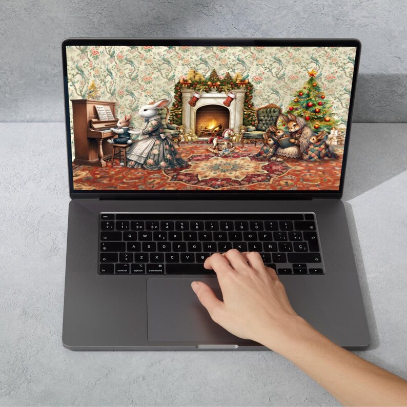 A Regency Christmas Digital Wallpaper Set 13 Resolutions for Laptop ...