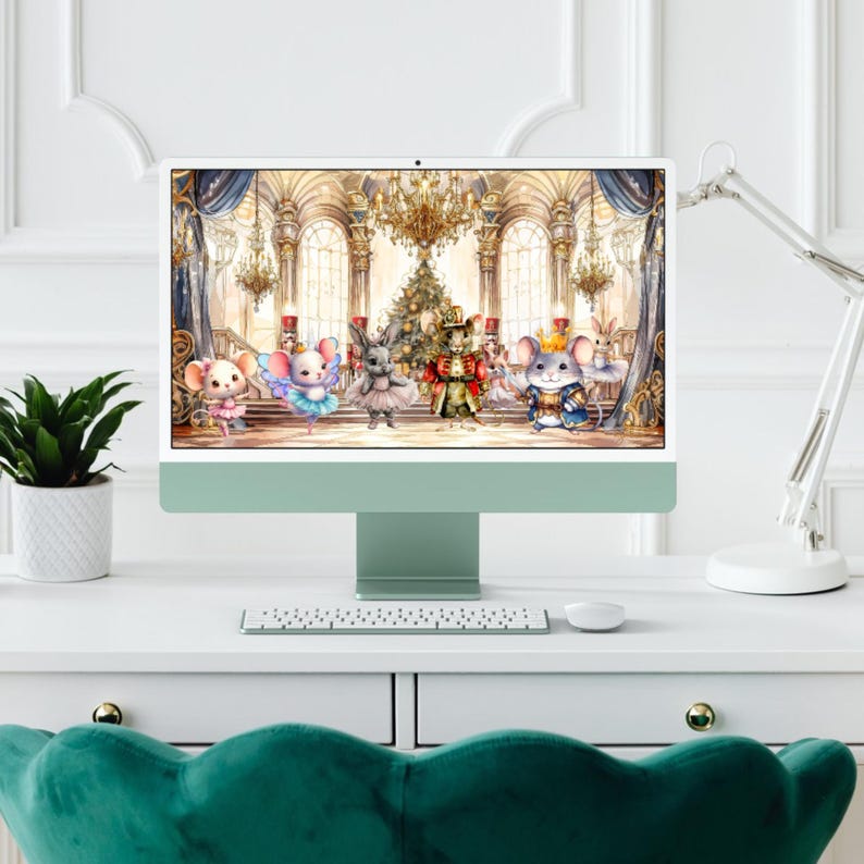 The Enchanted Nutcracker Ballet Digital Wallpaper | Desktop, Laptop ...