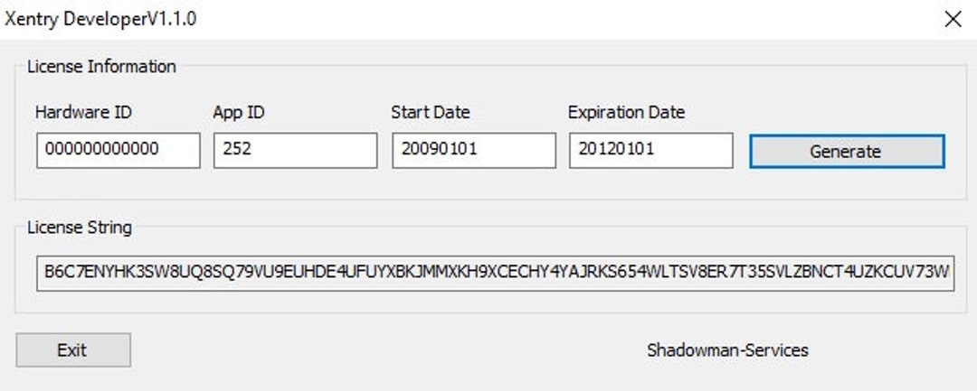 Xentry Developer Keygen V1.1.0 - Etsy.de