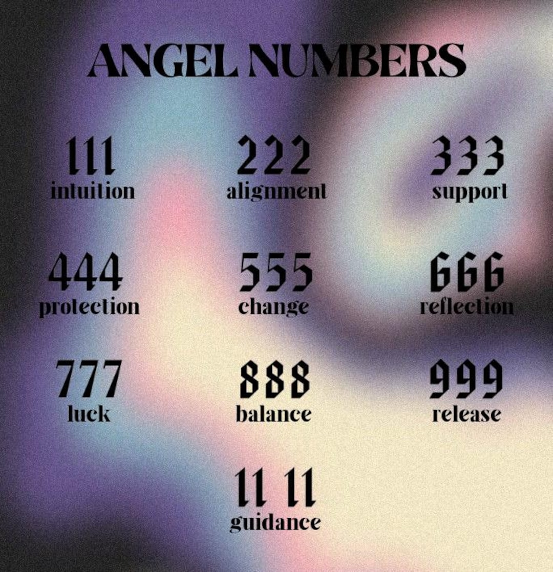 Angel Number Car Decal | Spiritual Vinyl Sticker for 111 | 222 | 333 ...