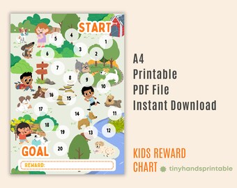 Kids Reward Chart, Kids Chore Chart, Homeschool Mom, Kids Reward Chart ...