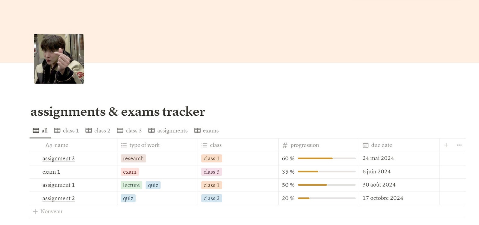 BTS Student Dashboard Notion Template - Etsy