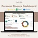 Personal Finance Dashboard Interactive Dashboard Simple and Super Easy ...