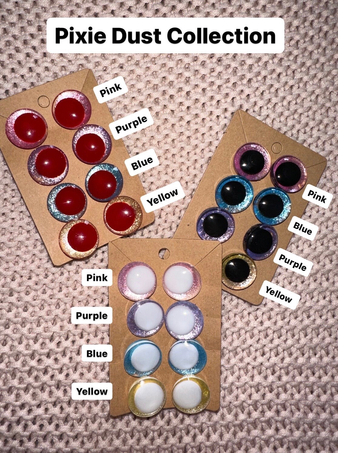 Red Pupil Kawaii Eyes - Etsy