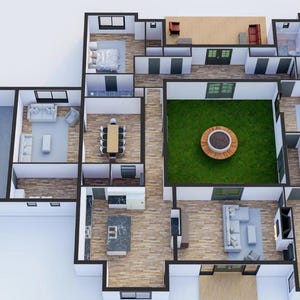 Interior Design,3d Floor Plan, 3D Site Map, 2d Plan Create From Paper ...