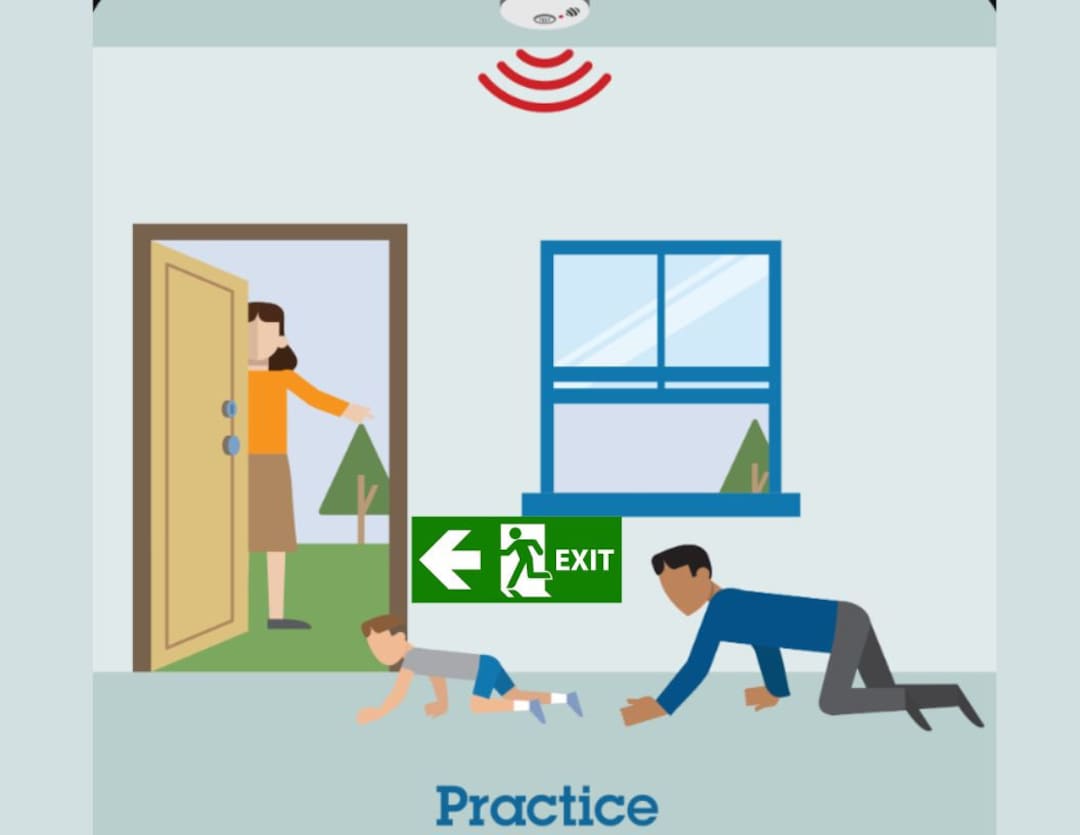 Fire Escape Plan,evacuation Diagram, Downloadable ,24 H Service Time ...