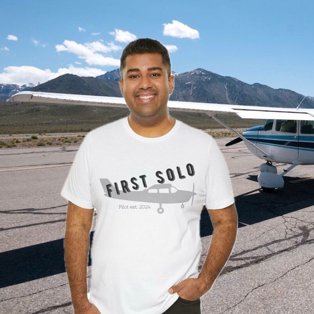 Student Pilot First Solo Flight T-shirt - Etsy
