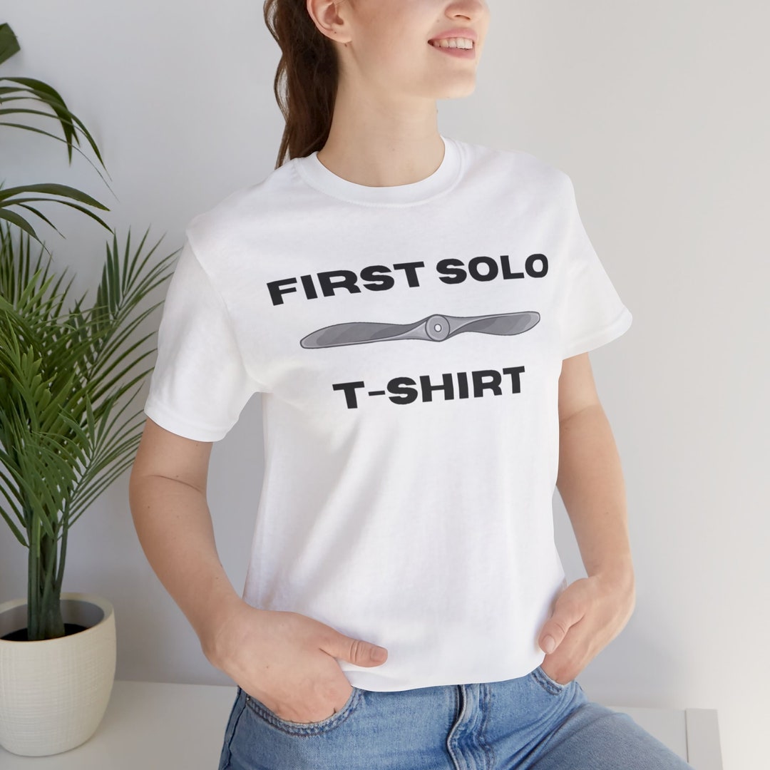 Pilot First Solo Propeller T Shirt Unisex Soft Short Sleeve Tee - Etsy