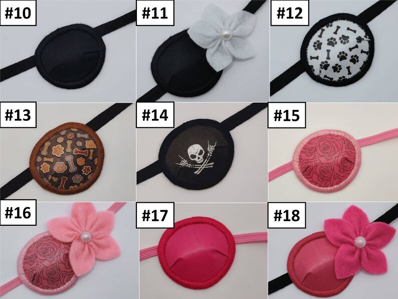 Eye Patch for Dog With Flower Rose - Etsy