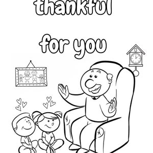 Printable Fathers Day Coloring Pages for Grandpa Bundle, Fathers Day ...