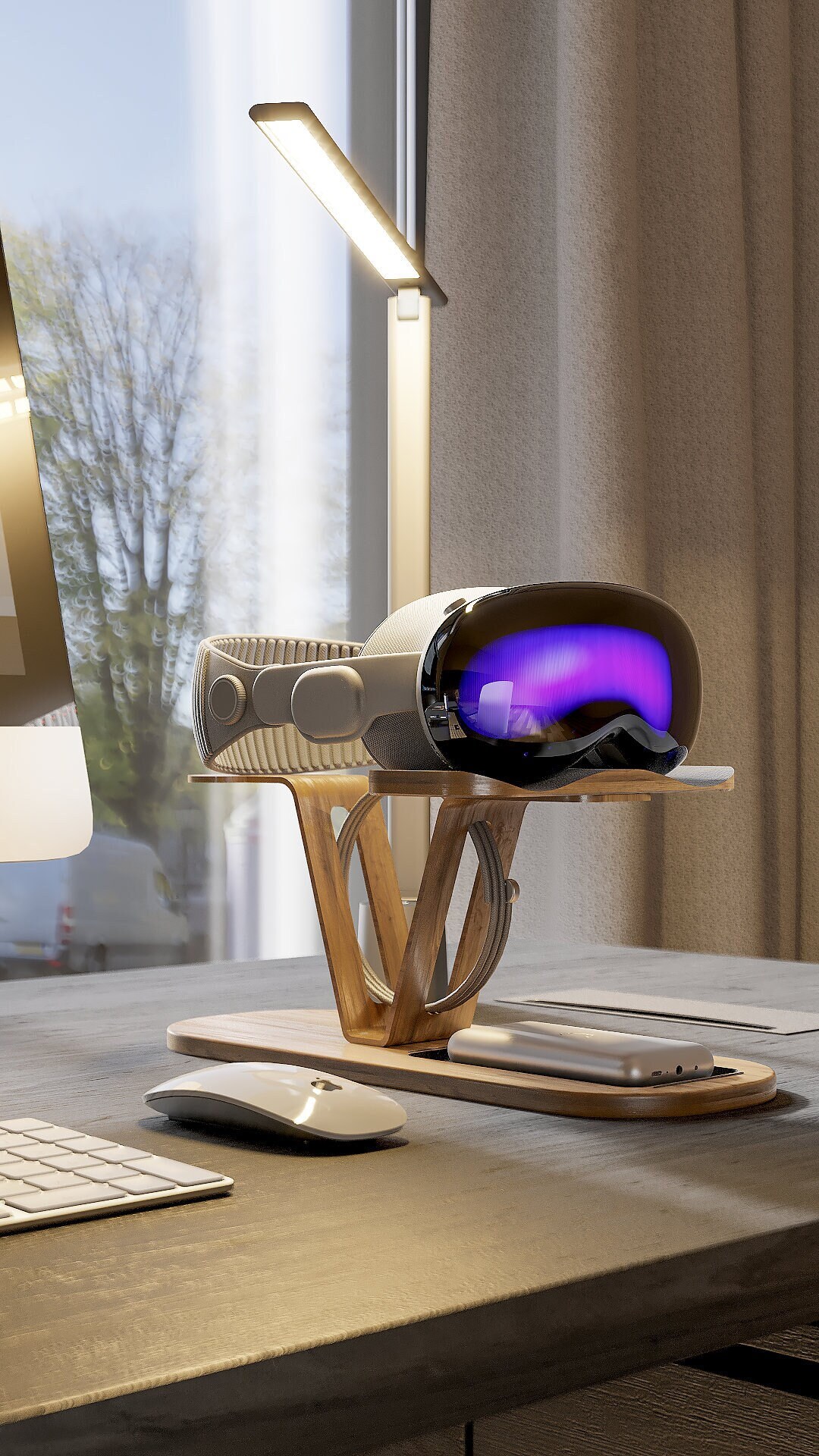 Apple Vision Pro Stand With Battery Holderdock for Apple Vision Pro ...